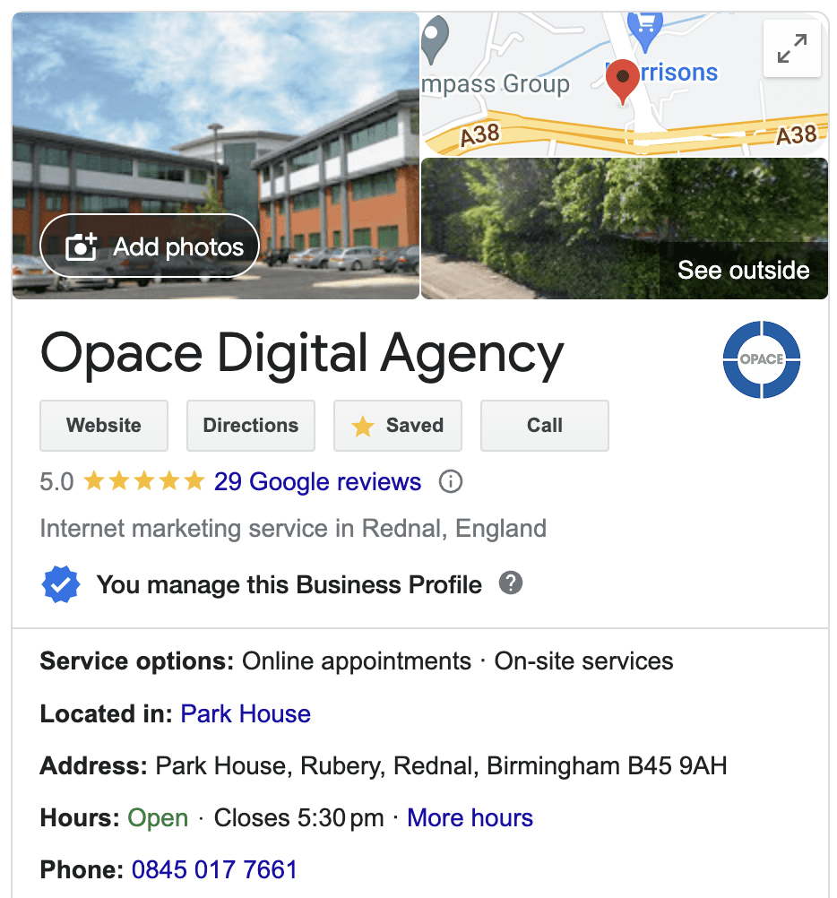 Opace Reviews, Accreditations & Certifications | Timeline of Events